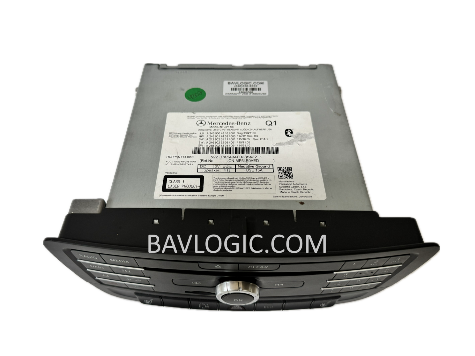 MERCEDES-BENZ HEAD UNIT REPAIR - BAVLOGIC, LLC